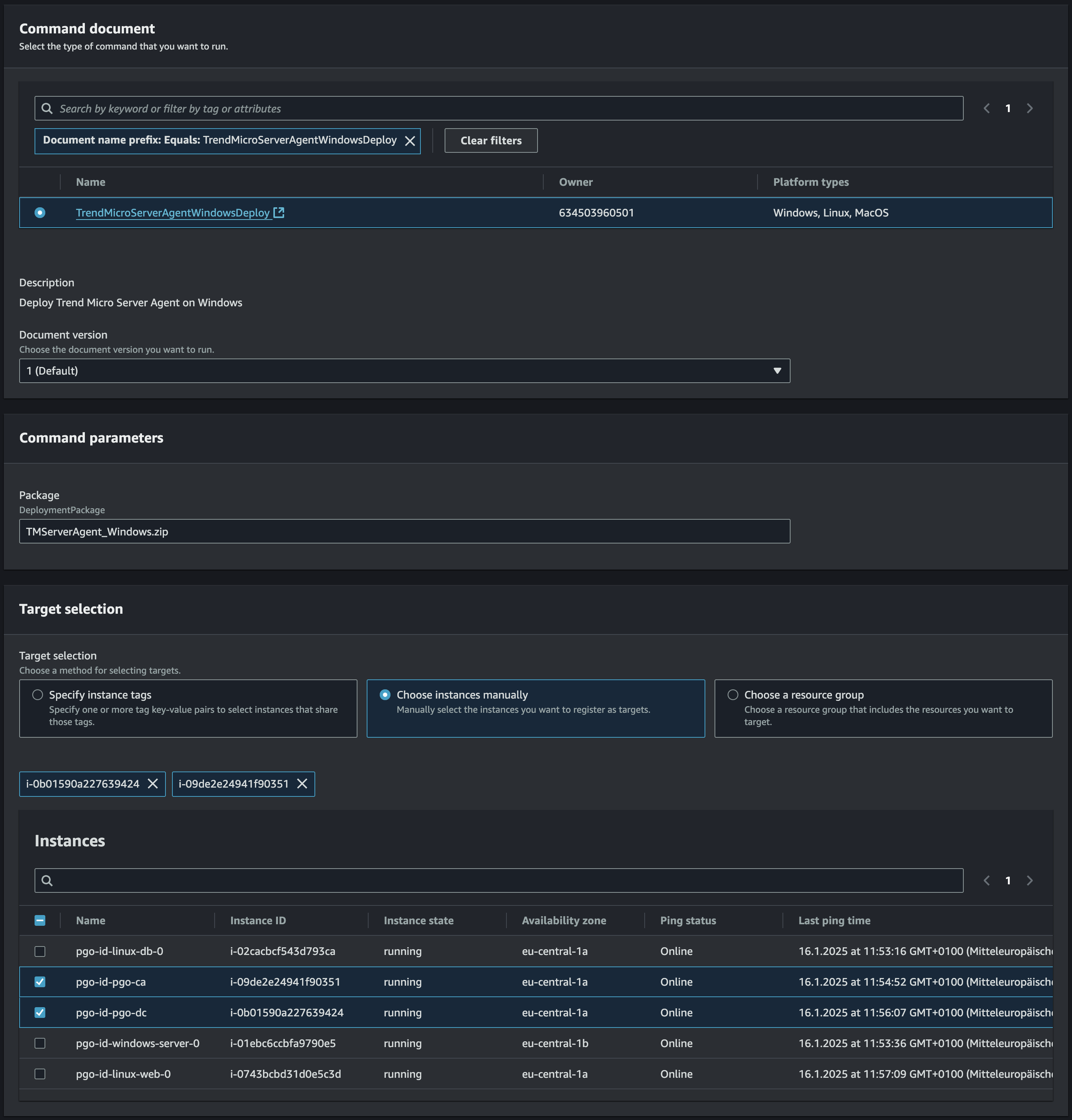 Endpoint Agent Deployment with AWS Systems Manager - Playground One
